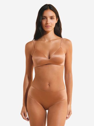 Etam Satinierter Triangel-BH ohne B&uuml;gel Pure Glow