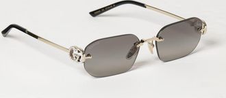 Gucci GG Monogramm Rechteckige Metall-Sonnenbrille