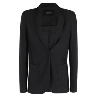 Seventy Femme, Vestes, Noir, Taille: 40 FR Blazer Jacket