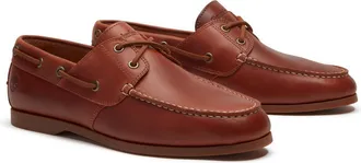 Timberland Bootsschuh TIMBERLAND CEDAR BAY ESSENTIAL BOAT SHOE, Herren, Gr. 41,5, md brn f grain, Leder, Schuhe Bootsschuh, aus Leder