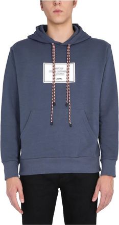 Ih Nom Uh Nit IH NOM UH Nit, Homme, Sweatshirts et sweats &agrave; capuche, Bleu, Taille: S Sweat &agrave; capuche Scenarios Patch