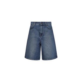 Max Mara Damen, Shorts, Blau, 2XSGr&ouml;&szlig;e