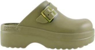 Colors Of California Femme, Chaussures, Vert, Taille: 37 EU Sabot