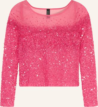 Marc Cain Blusenshirt Mit Pailletten pink
