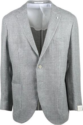 L.B.M. 1911 L.b.m. 1911, Homme, Vestes, Gris, Taille: 5XL Giacca Stondata