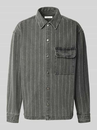 Wood Wood Regular Fit Hemdjacke aus reiner Baumwolle Modell David