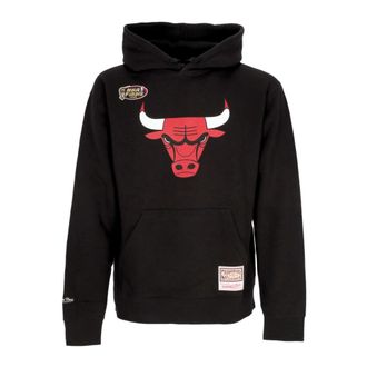 Mitchell & Ness Chicago Bulls NBA Team Logo Hoodie - - Sweatshirts & Hoodies - Herren - Schwarzk - M