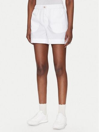 Calvin Klein Jeans Stoffshorts J20J225218 Wei&szlig; Relaxed Fit