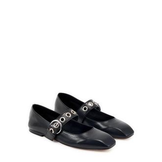 Aeyde Ballerines Uma en cuir dagneau