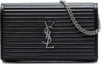 Saint Laurent Sac bandouli&egrave;re matelass&eacute; Pre-owned - Femme - Pre-owned - Noir - Taille: ONE Size