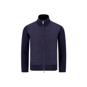Gran Sasso Gran Sasso - Jacken > Bomberjacken - - Knitwear - Herren - Blau - L