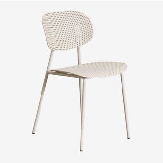 Sklum Chaise de salle &agrave; manger en polypropyl&egrave;ne et fer Tupah SKLUM Tapioca Beige