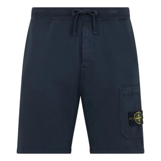 Stone Island Homme, Shorts, Bleu, Taille: M Cotton Shorts