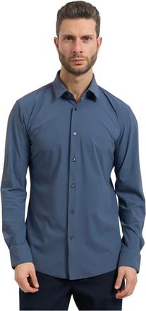 HUGO BOSS Homme, Chemises, Bleu, Taille: 4XL Chemise Casual