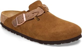 Birkenstock Femme, Chaussures, Brun, Taille: 37 EU Sabot pour adulte boston braid mink 1026713