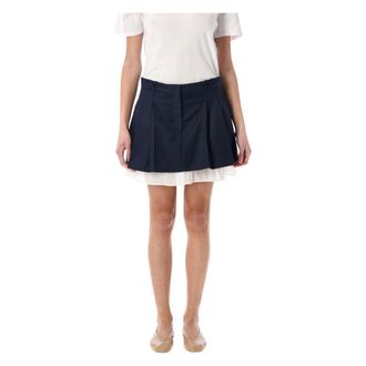 The Garment Femme, Jupes, Bleu, Taille: 36 FR Denver Mini Skirt