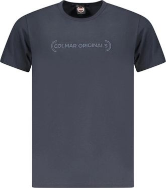 Colmar Homme, Tops, Bleu, Taille: 2XL T-shirt &agrave; manches courtes