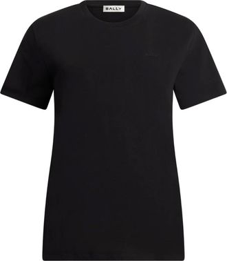 Bally T-Shirt mit Logo-Print - Schwarz