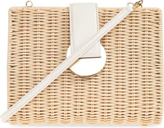 Rodo Femme, Sacs, Beige, Taille: ONE Size Logo Shoulder Bag