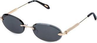 Just Cavalli unisex, Accessoires, Jaune, Taille: 58 MM Sjc155 Lunettes de soleil