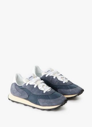 RUN OF Baskets crant&eacute;es en cuir m&eacute;lang&eacute;