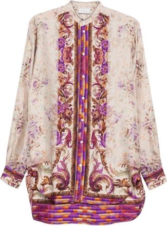 Pierre-Louis Mascia Femme, Blouses et Chemises, Multicolore, Taille: 40 FR Aloe Longsleeve Shirt