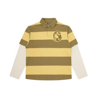 Billionaire Boys Club Polo Rugby Shirt Applique Astro Layered Stripe - - Tops - Herren - Mehrfarbig - L