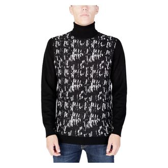 Antony Morato Herren Pullover Regular Fit Dolcevita - - Knitwear - Herren - Schwarzk - L