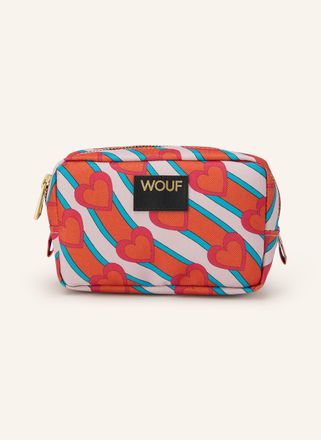 Wouf Wouf Kosmetiktasche Heartbeat rot