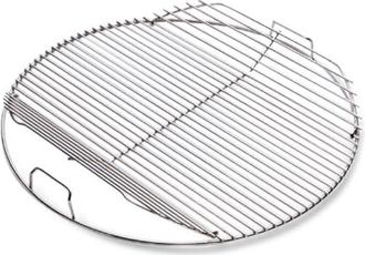 Weber Edelstahl Grillrost, klappbar f&uuml;r BBQ, &Oslash;47cm - 7434