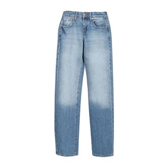 7 For All Mankind Low Gerades Jeans - - Jeans - Damen - Blau - W29