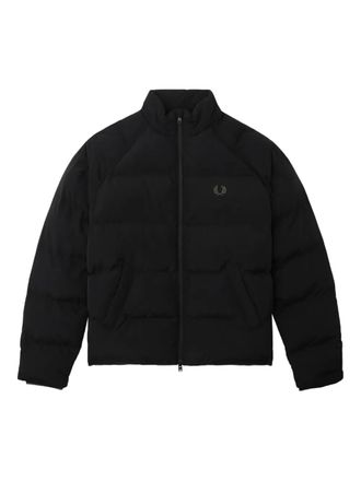 Fred Perry veste matelassée à logo - Noir