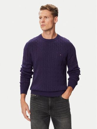 Tommy Hilfiger Pullover Classic MW0MW33132 Violett Regular Fit
