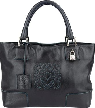 Loewe Crossbody Bags - Loewe Bicolor Leather Fusta Handbag - Gr. unisize - in Schwarz - f&uuml;r Damen
