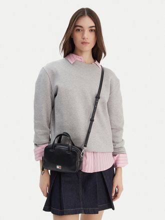 Tommy Jeans Handtasche Tommy Jeans Tjw City Trunk Crossover AW0AW18084 Schwarz