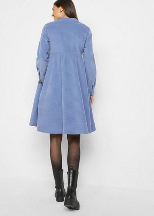 Bonprix Midikleid f&uuml;r entspannten Look, aus weichem Baumwollcord, mit Elasthan-Anteil