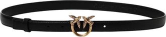 Pinko Pinko, Femme, Accessoires, Noir, Taille: ONE Size Ceinture en cuir