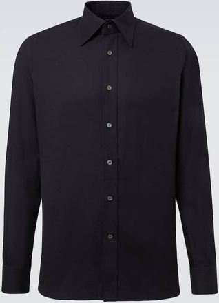 Thom Sweeney Hemd aus Baumwollflanell