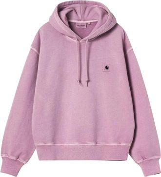 Carhartt Work in Progress Femme, Sweatshirts et sweats &agrave; capuche, Violet, Taille: 42 FR Hooded Nelson Sweat