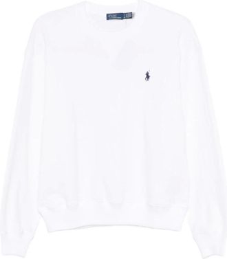 Polo Ralph Lauren Femme, Sweatshirts et sweats &agrave; capuche, Blanc, Taille: 40 FR Polo Ralph Lauren Sweaters White