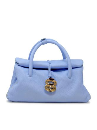Zanellato Hobo Bags - Blue Salento Dotta Centauro Leather Handbag - Gr. unisize - in Blau - f&uuml;r Damen