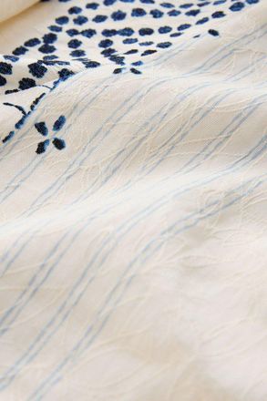 Next Langarmbluse Bluse mit langen &Auml;rmeln und Bindeausschnitt (1-tlg)
