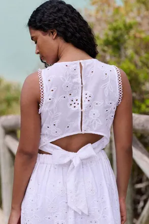 Ted Baker Blusentop B by Ted Baker Strandoberteil mit Lochstickerei (1-tlg)