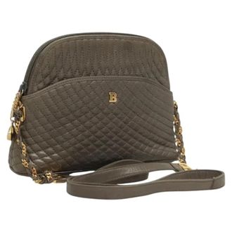 Bally Pre-owned Leder Schultertasche - - Pre-owned - Damen - Grau - ONE SIZE