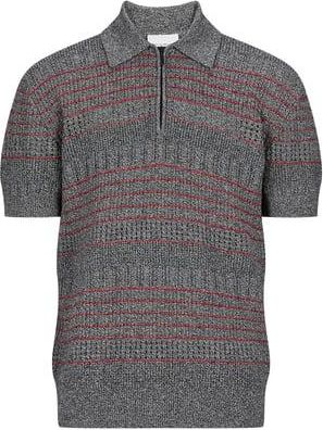 Dr&ocirc;le de Monsieur Polo &agrave; col zipp&eacute; en maille