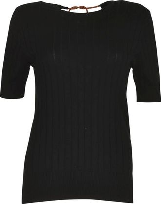 Plan C Plan C, Femme, Pulls, Noir, Taille: 38 FR Plan C Sweaters Black