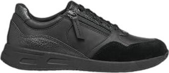 Geox Womens D Bulmya B Sneaker, Noir, 39 EU