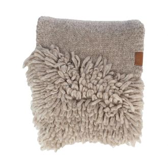 Loewe Alpaka-Mischgewebe Schal - - Accessories - Damen - Beige - ONE SIZE