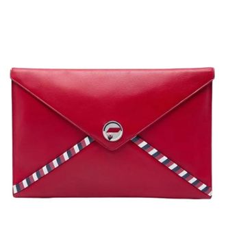 Chanel Pre-owned Lambskin Clutch - - Pre-owned - Damen - Rot - ONE SIZE