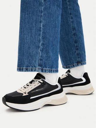 Tommy Hilfiger Sneakers Th Sporty Chic Runner FW0FW09187 Schwarz